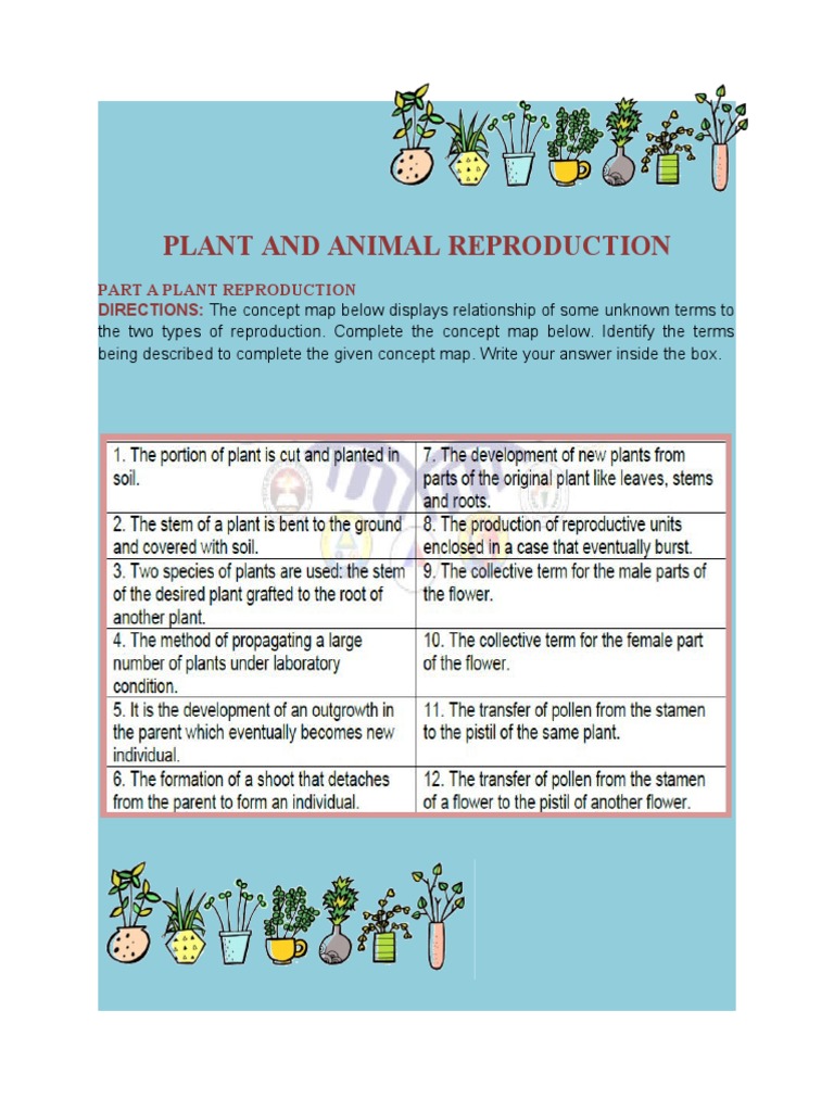 Plant and Animal Reproduction | PDF | Sexual Reproduction | Reproduction