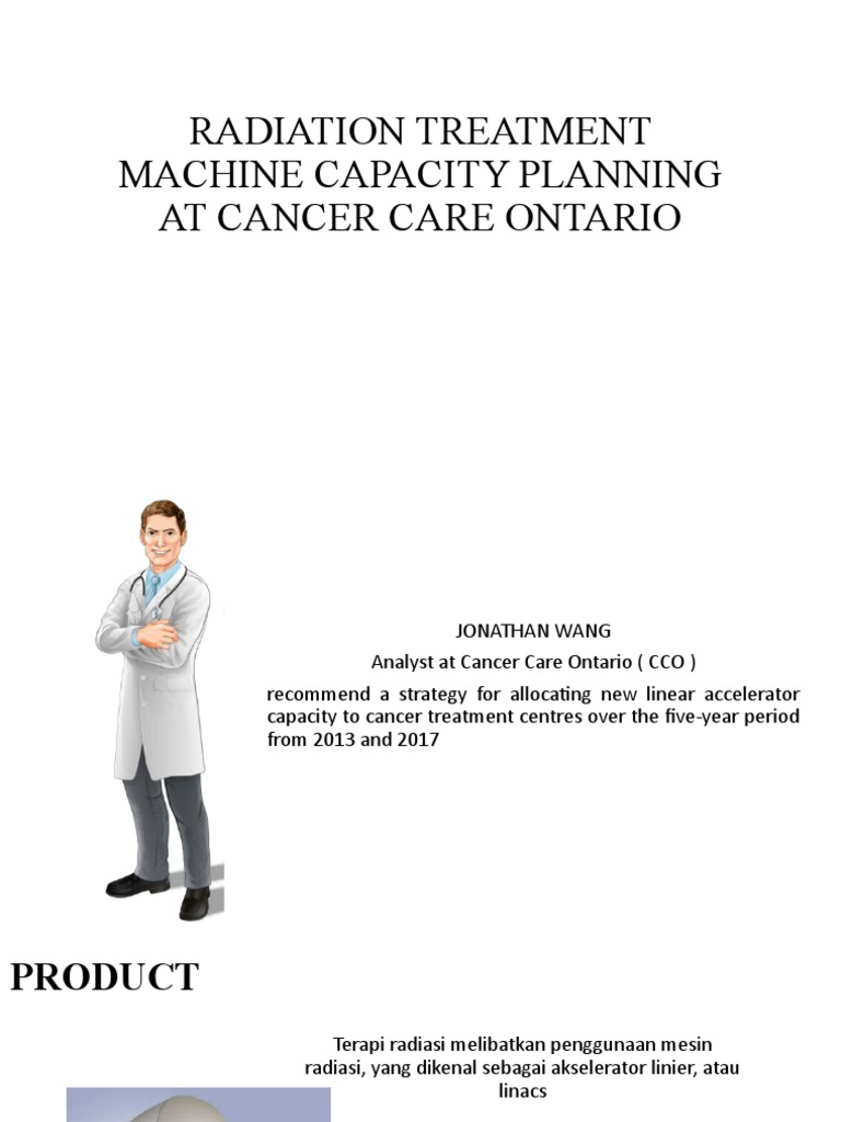 Radiation Treatment Machine Capacity Planning at Cancer Care | PDF ...
