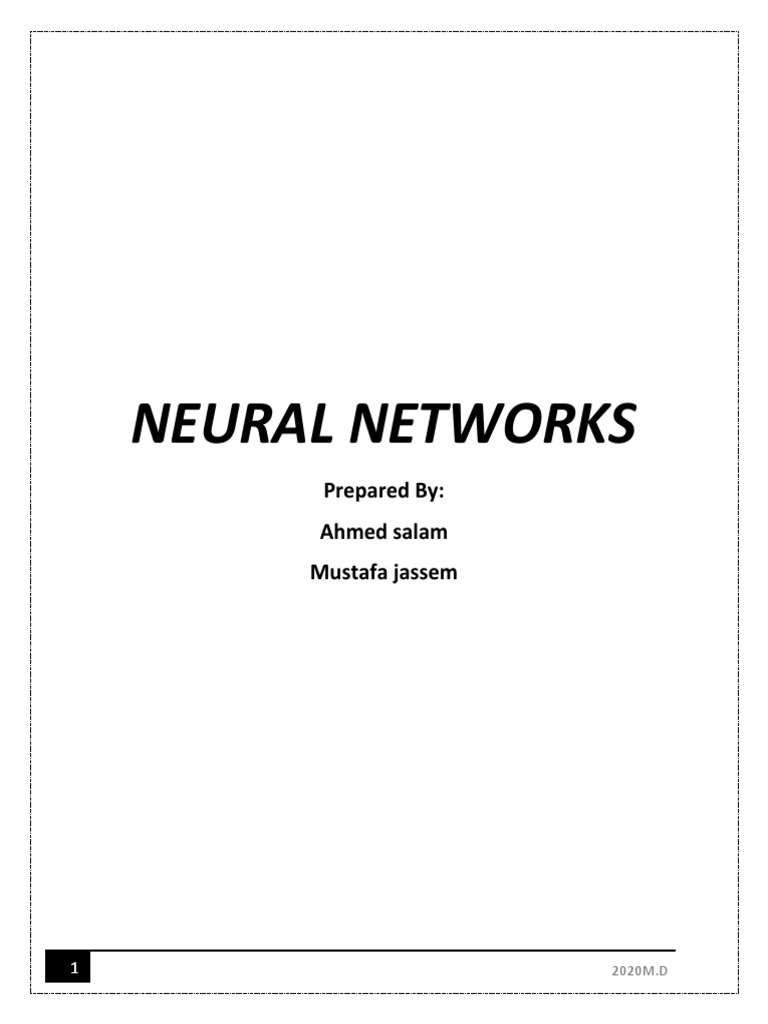 Neural Networks | PDF | Artificial Neural Network | Intelligence (AI ...