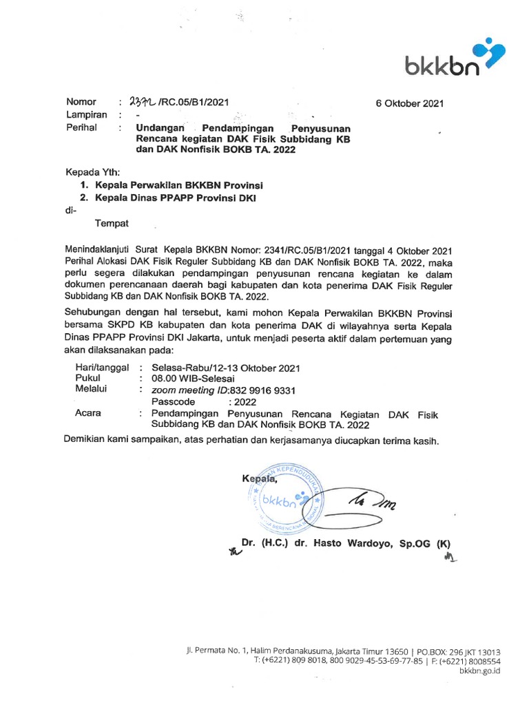 2372 - Und Kaper BKKBN Terkait Pendampingan Penyusunan Rencana Kegiatan ...