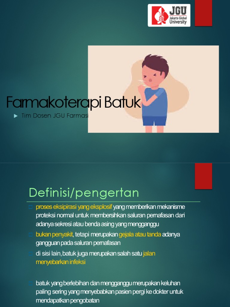P3 Farmakoterapi Batuk | PDF