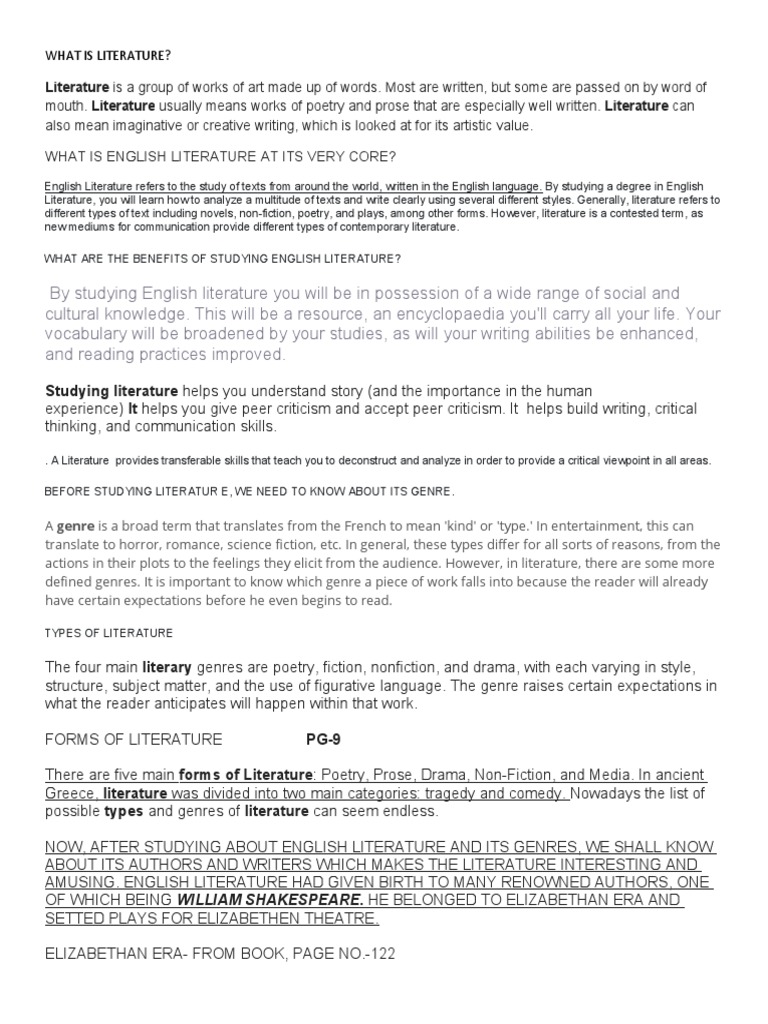 English Project CLASS 9TH | PDF | William Shakespeare | Shakespeare's ...