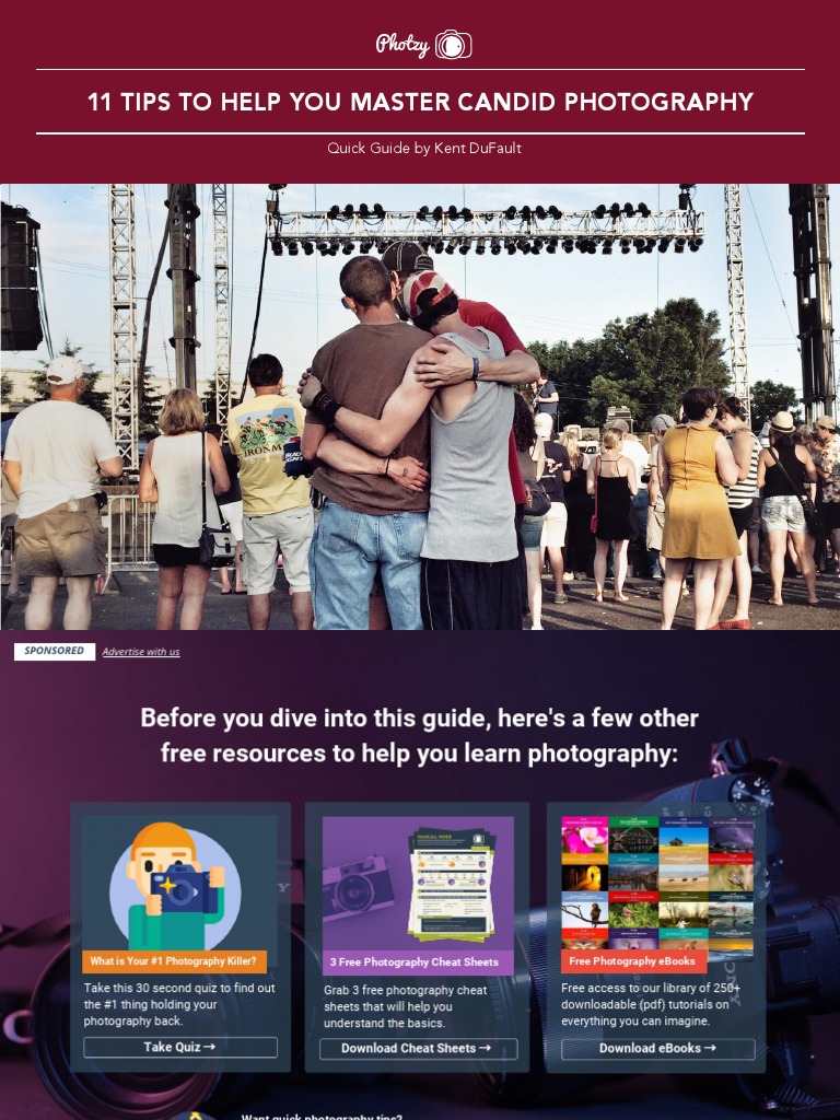 11 Tips To Help You Master Candid Photography: Photzy | PDF | Exposure ...