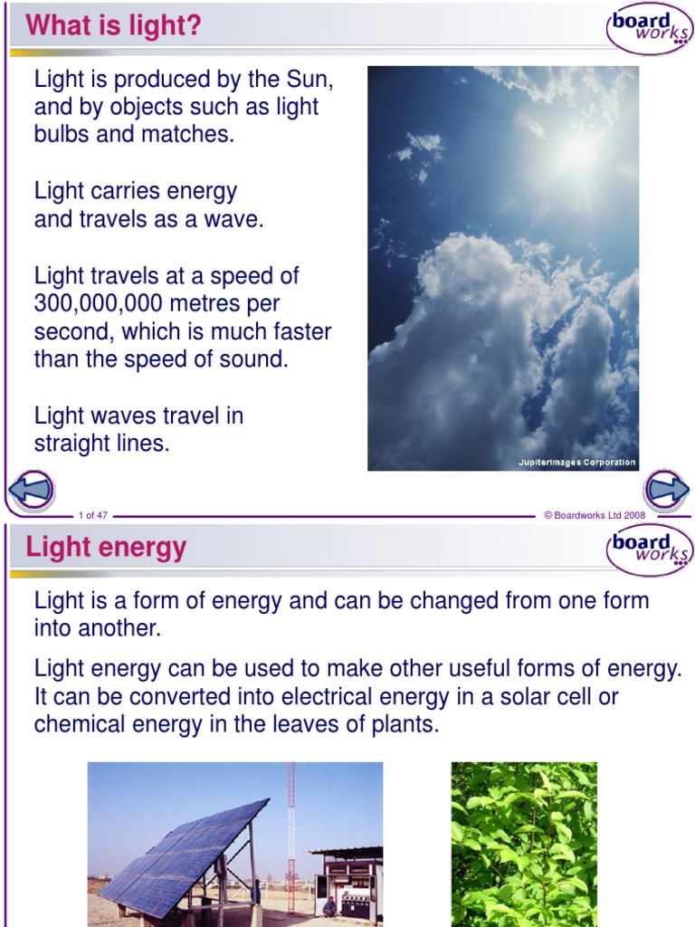 Light Notes - For Y8 | PDF | Shadow | Reflection (Physics)