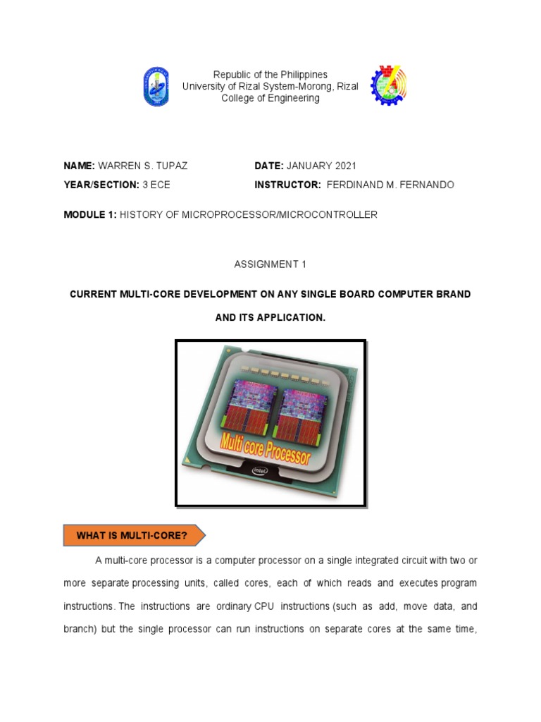 Ece 10 Microprocessor And Microcontroller System And Design Module 1 Download Free Pdf