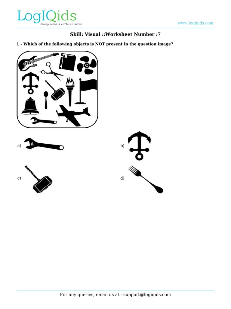 Logiqids Worksheets - Senior KG | PDF | Food And Drink Preparation ...