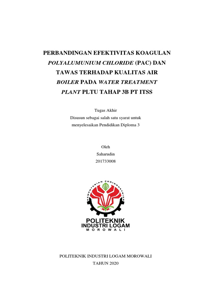 Efektivitas Koagulan PAC vs Tawas | PDF