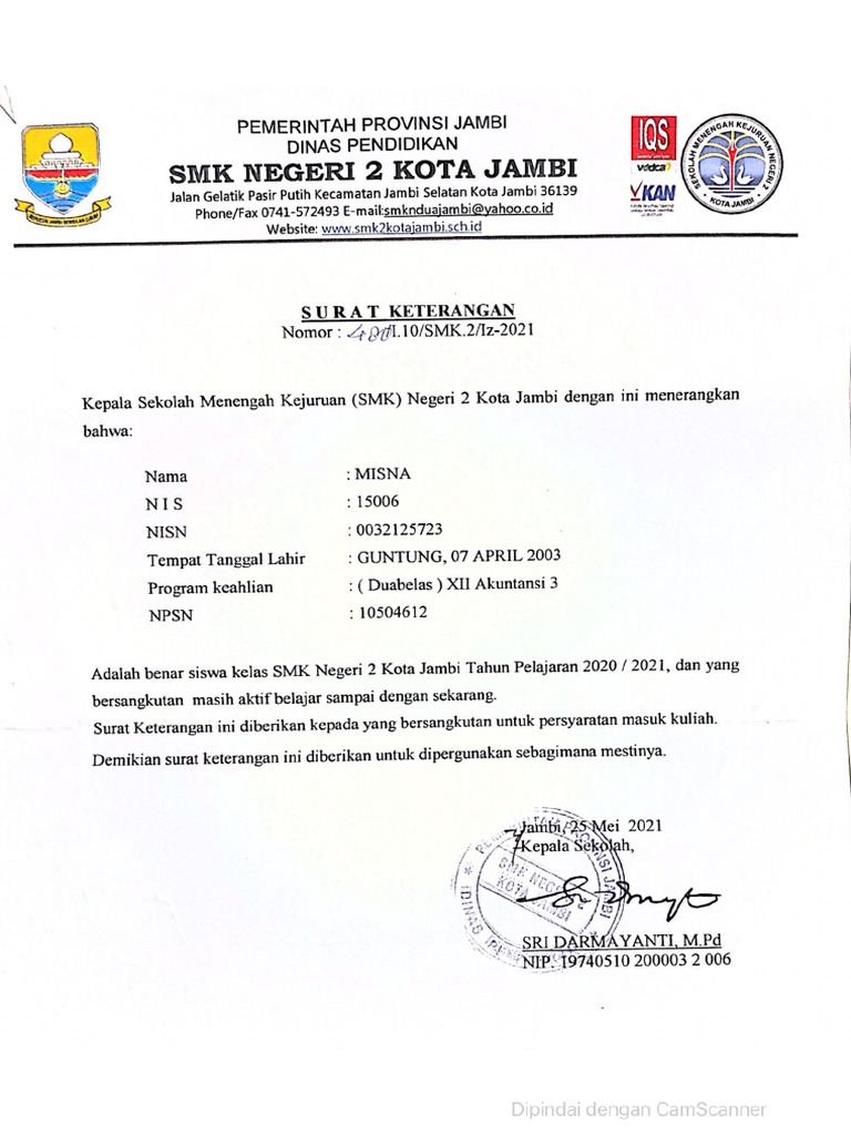 Bukti Surat Kelulusan | PDF