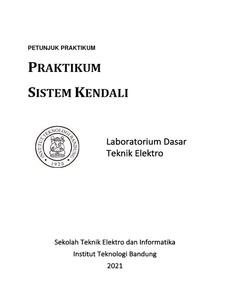 Pemodelan Sistem Orde-1 dengan MATLAB | PDF