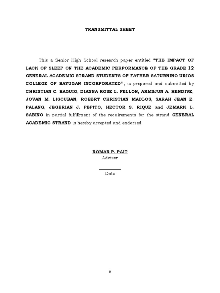 2.transmittal Sheet Final | PDF