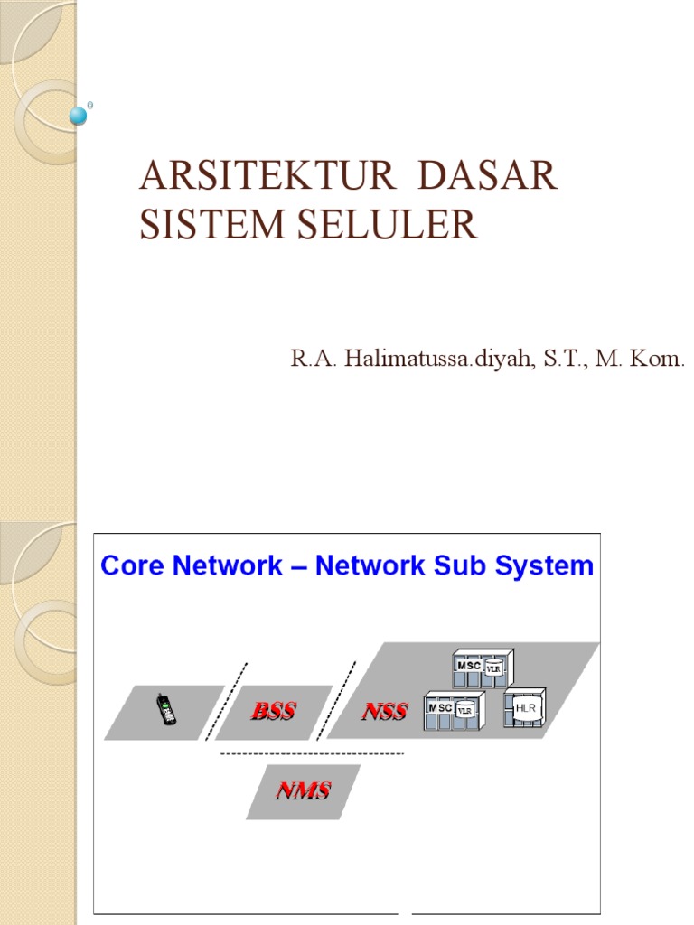 Arsitektur Dasar Sistem Seluler | PDF | Computing | Computer Networking