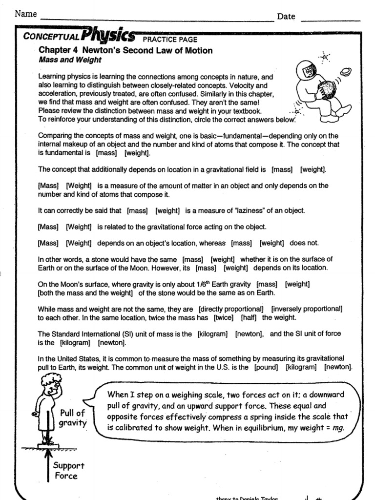 Conceptual Physics (Newtons' Laws) | PDF