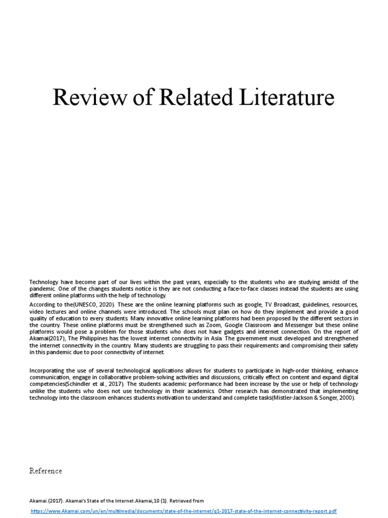 Review of Related Literature | PDF | Educational Technology | Communication