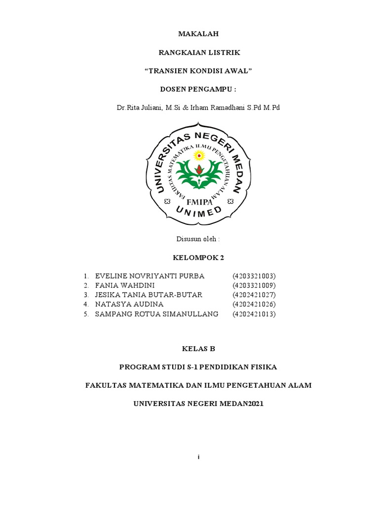 Makalah Kel 2 RK Listrik Pert 10 | PDF | Sains & Matematika | Teknologi ...
