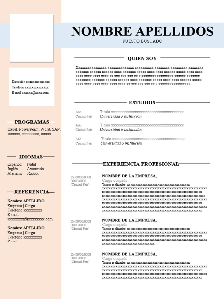 14 Curriculum Vitae Calido | PDF | Microsoft Office | Software relacionado con Windows Text