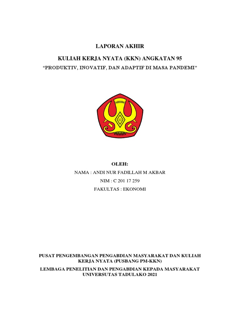 Andi Nur Fadillah M.akbar Laporan Akhir PDF | PDF Andi Nur Fadillah M.akbar Laporan Akhir PDF | PDF