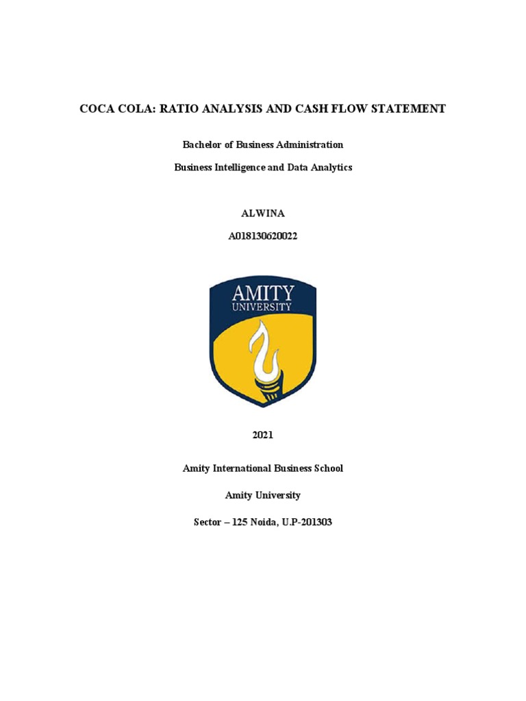 Coca-Cola Financial Ratios Analysis 2024 | PDF | Balance Sheet | Market ...