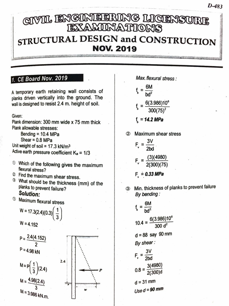 2019 - Nov (Sec) | PDF | Bending | Stress (Mechanics)