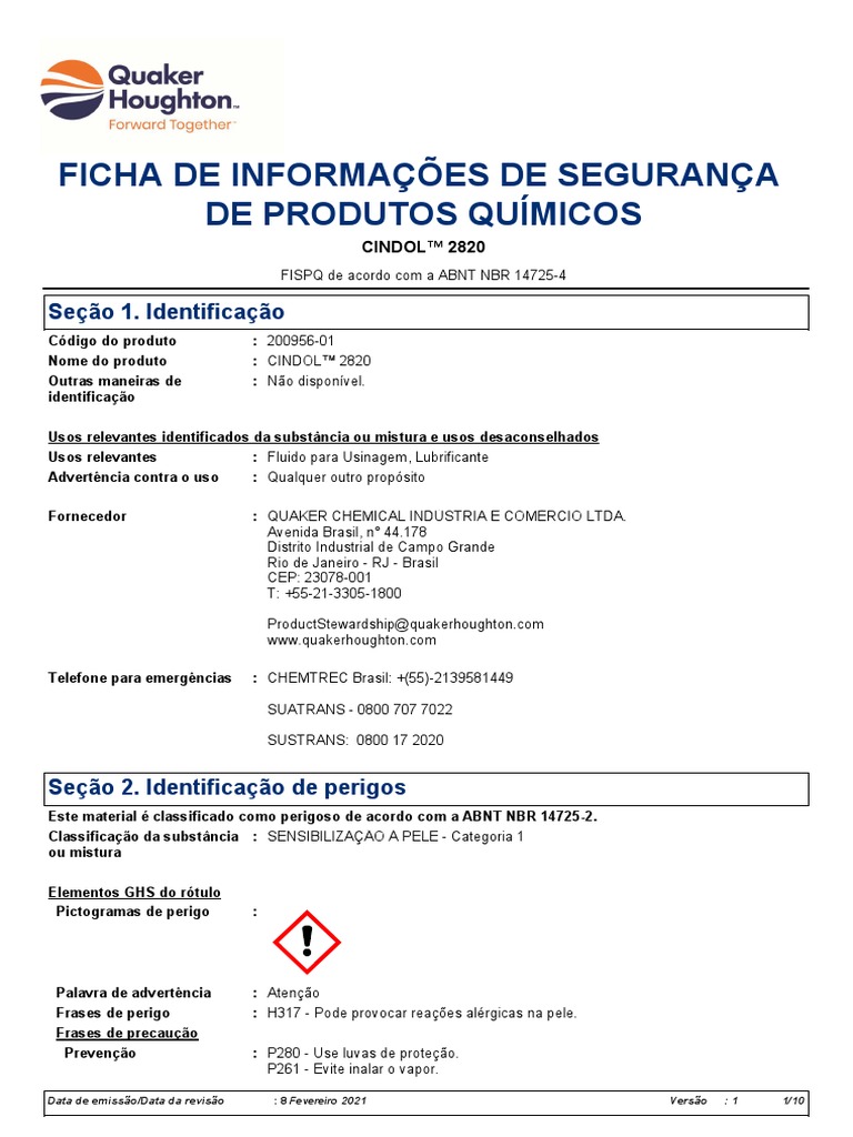 QH Fispq Cindol 2820 | PDF | Desperdício | Tempo