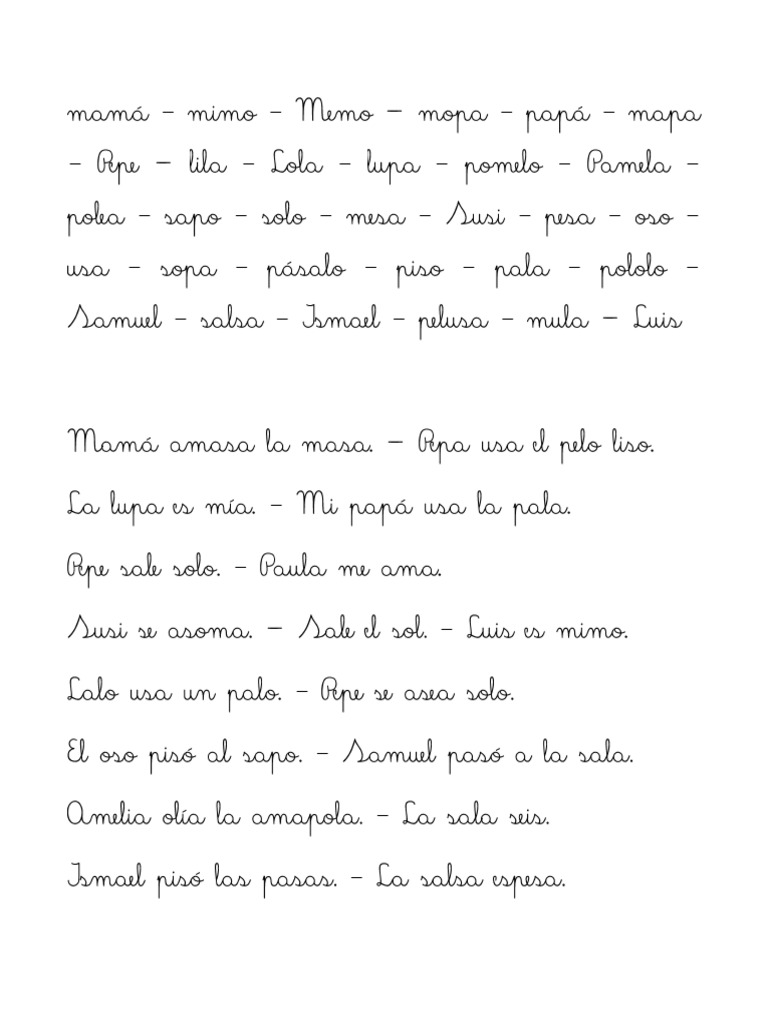 Palabras M.P.L.S | PDF