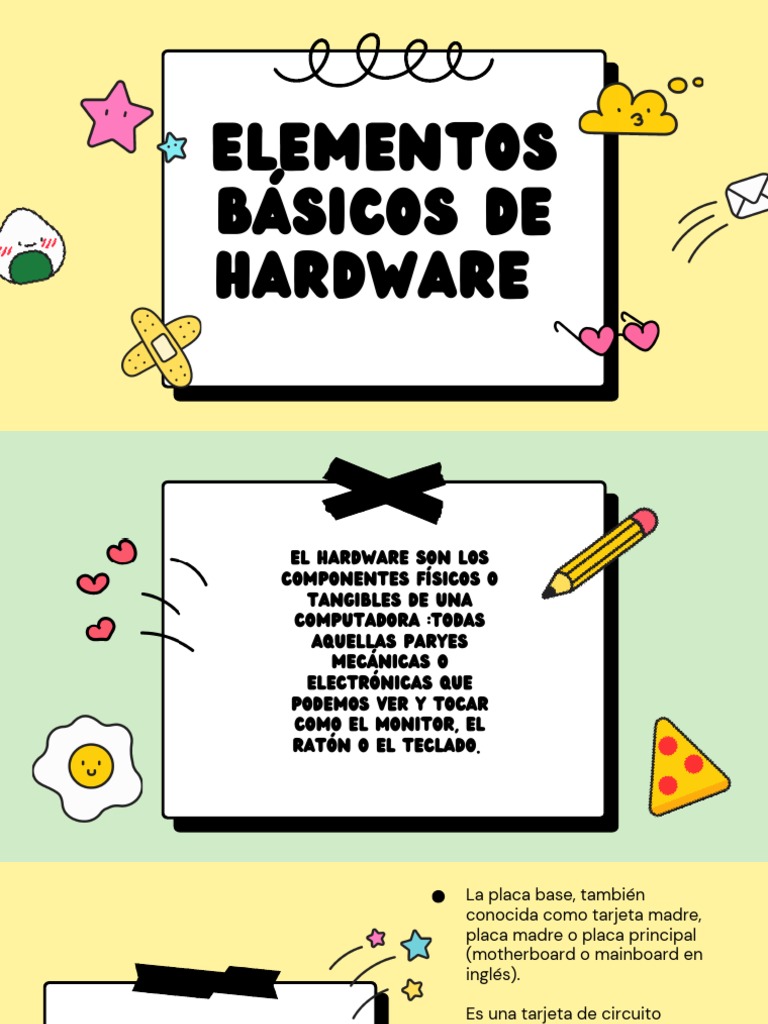Elementos Básicos de Hardware | PDF | Hardware de la computadora ...