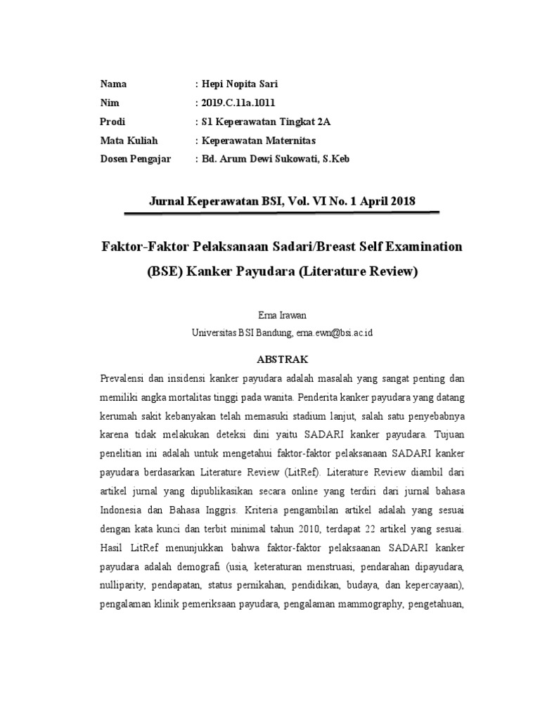 Tugas Keperawatan Maternitas | PDF | Pengembangan Diri | Kesehatan Holistik