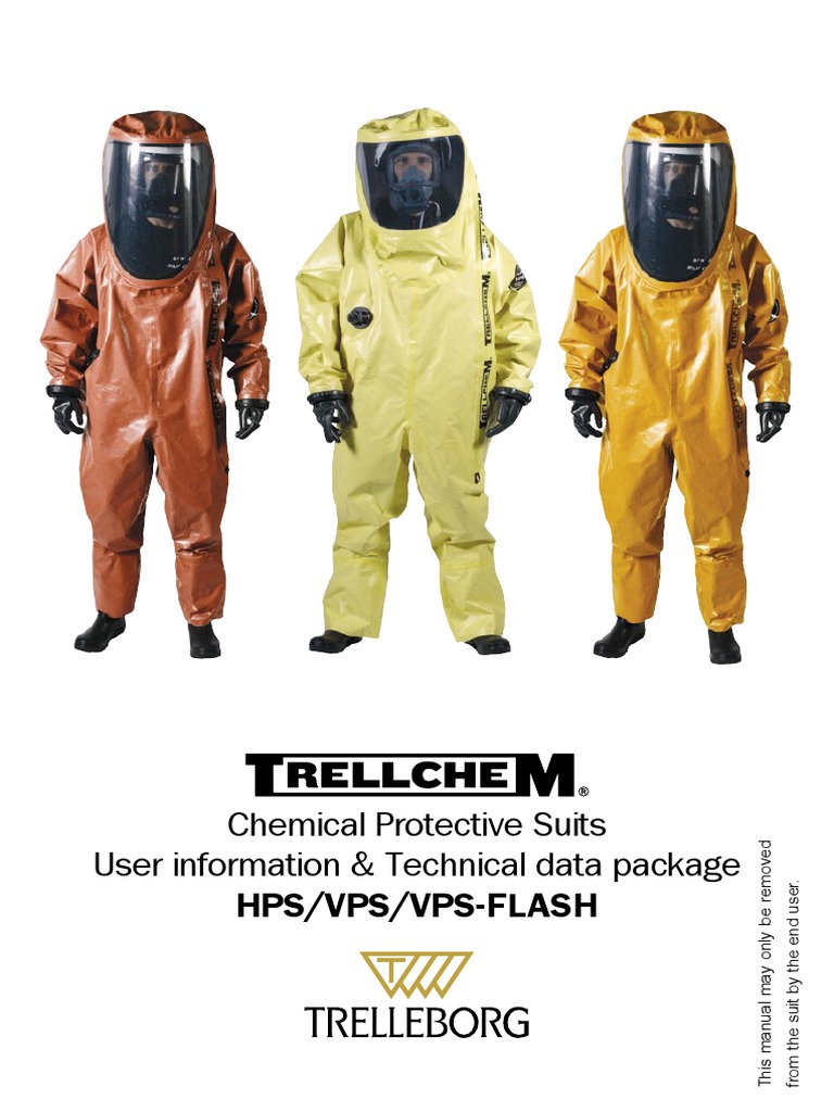 Trellchem VPS Suit User Manual | PDF | Solubility | Personal Protective ...