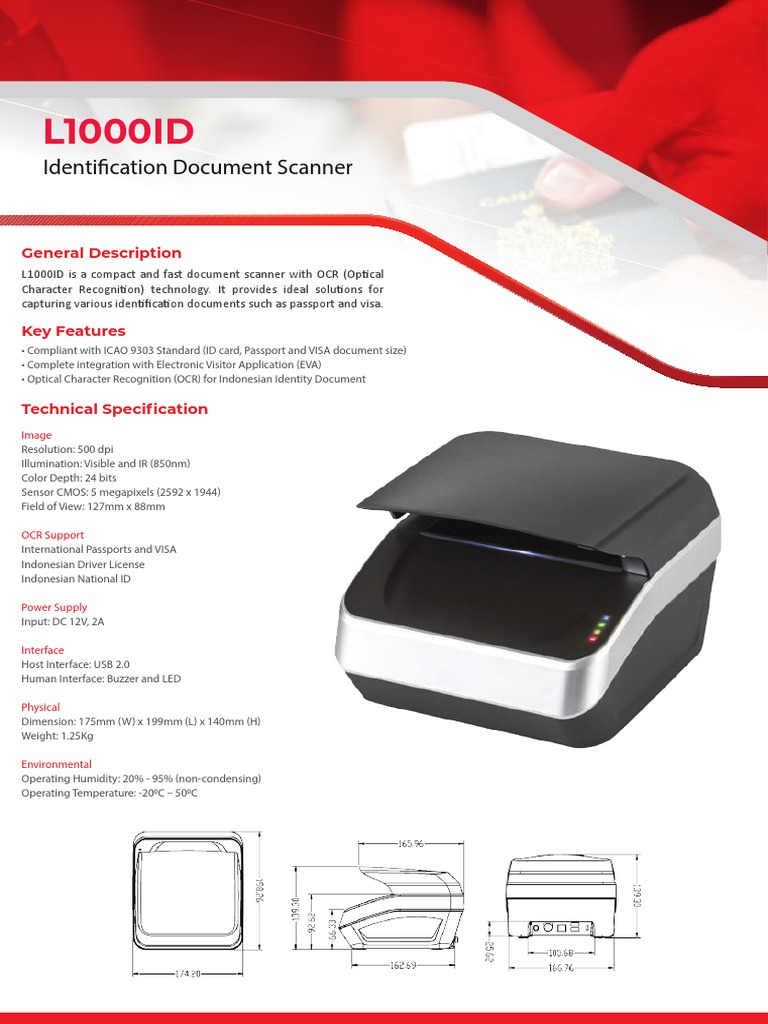 Identification Document Scanner: General Description | PDF