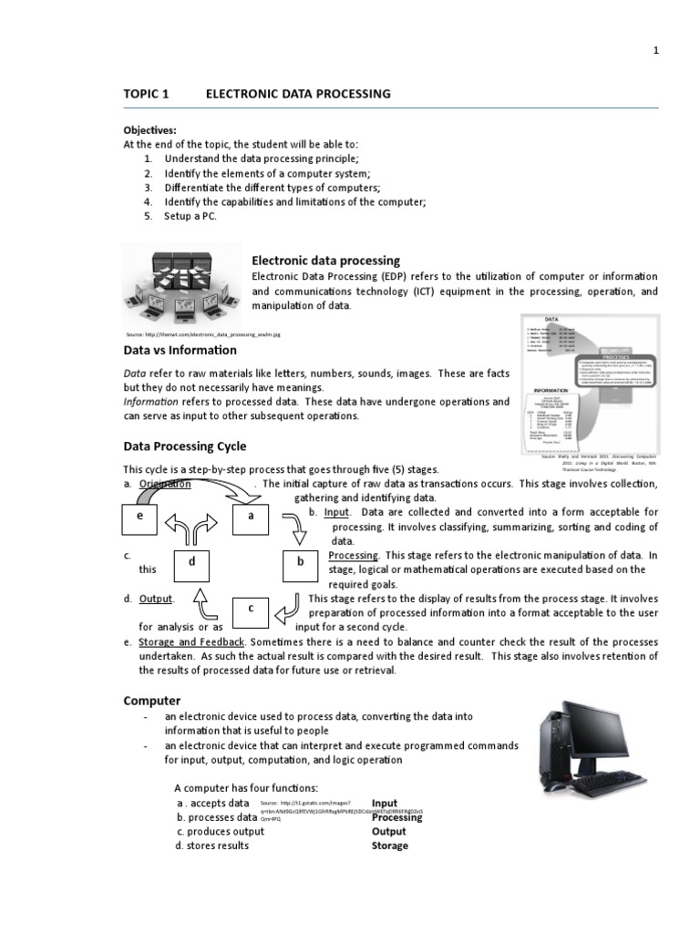 Module 3 - Edp | PDF | Central Processing Unit | Computer Data Storage