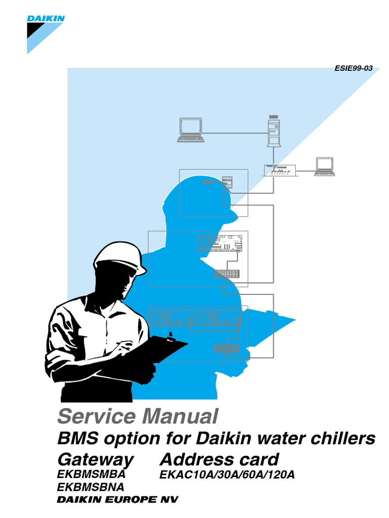 Service Manual: BMS Option For Daikin Water Chillers Gateway Address ...