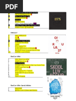 BTS Complete Song List 2013-2019 | PDF | Popular Music | Albums