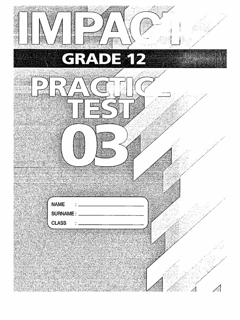 Practice Test 3 | PDF | Hysteria