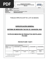 Ficha Técnica - Medidor de Flujo Másico Coriolis FMC | PDF