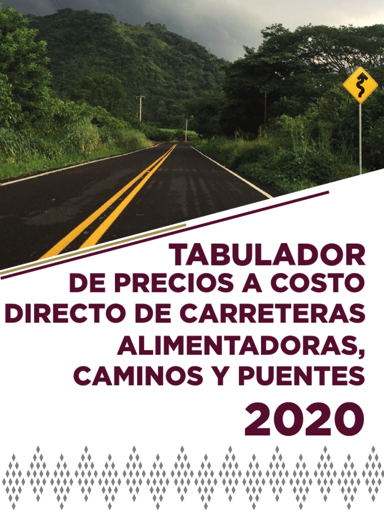 Tab Caminos 2020 | PDF | Sectores Economicos