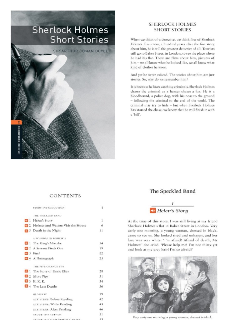 A2 Sherlock Holmes Short Stories | PDF