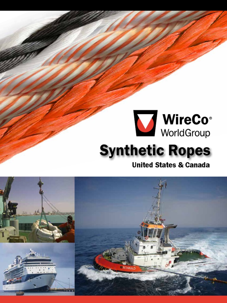 WireCo Synthetic Ropes Catalog Não Resolução | PDF | Rope | Materials