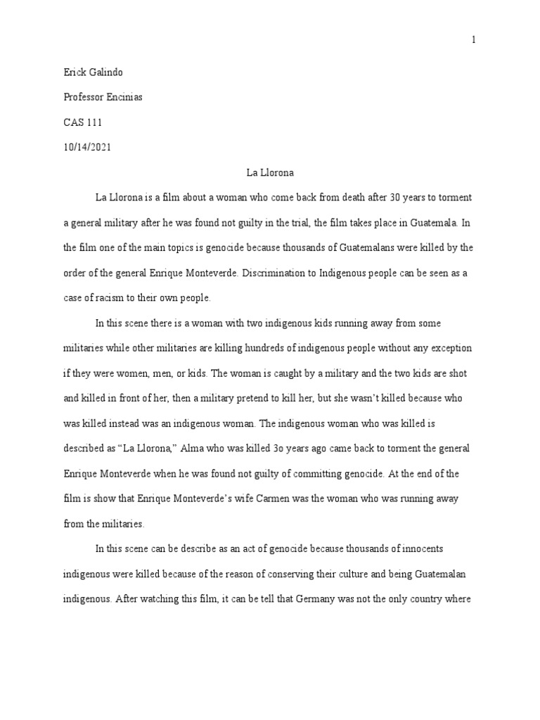 Analyzing A Scene Cas | PDF