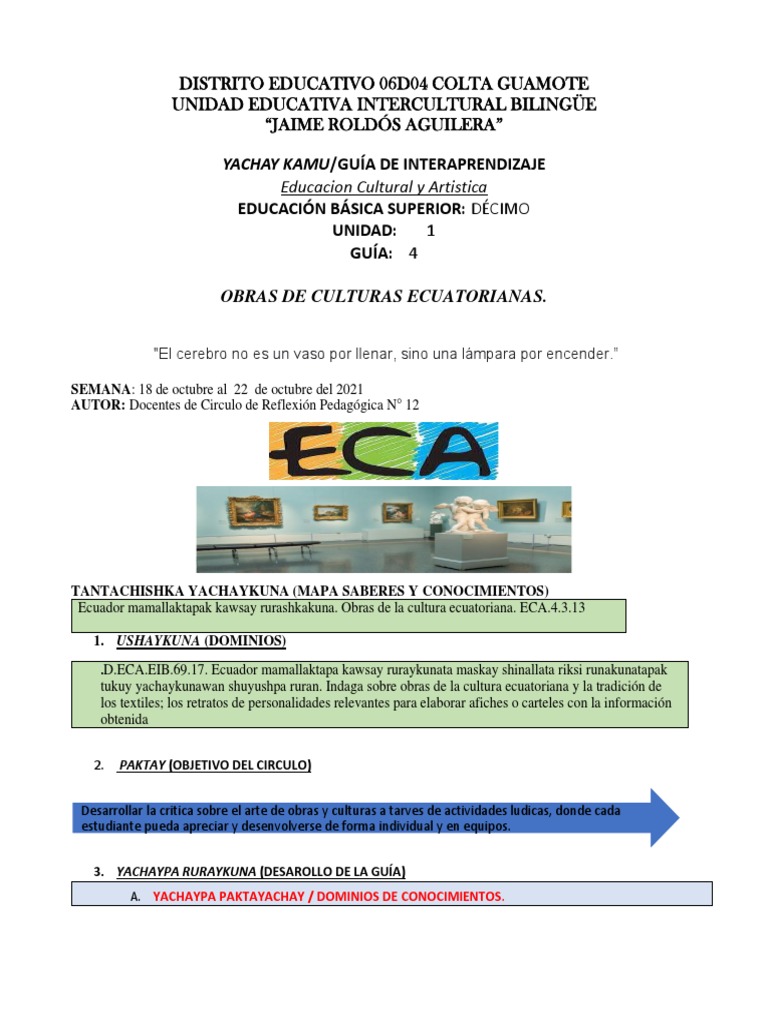 GUÍA 4 ECA - 10mo | PDF | Neurona | Axon