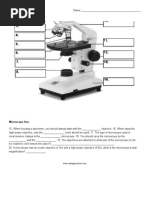 Bio101 Lab Activity 03 - The Microscope | PDF | Microscope | Field Of View