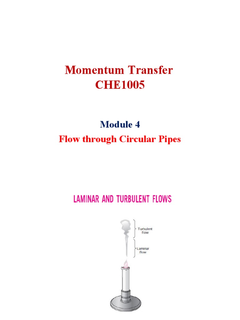 Flow Through Circular Pipes | PDF | Fluid Dynamics | Reynolds Number