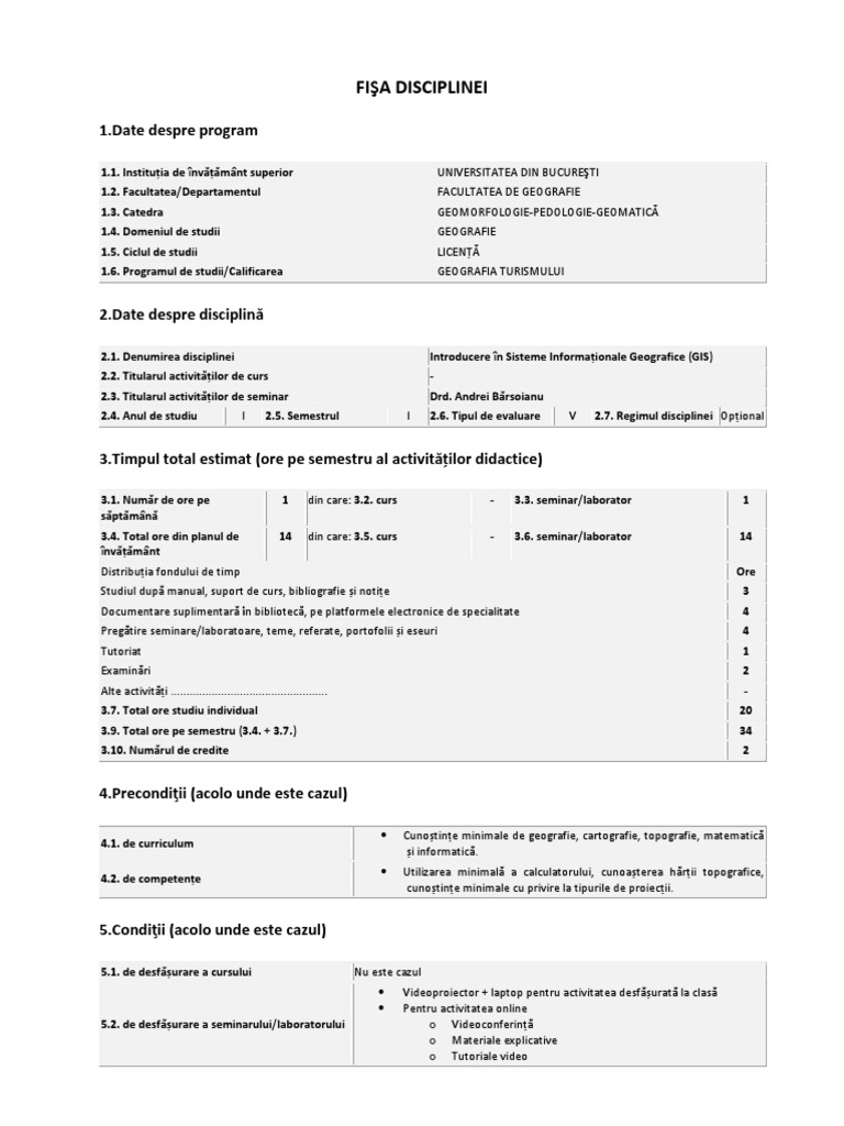 C1 - Introducere in Gis | PDF
