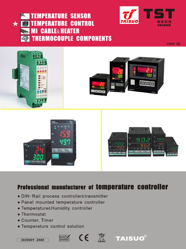 Control de Temperatura Taisuo | PDF