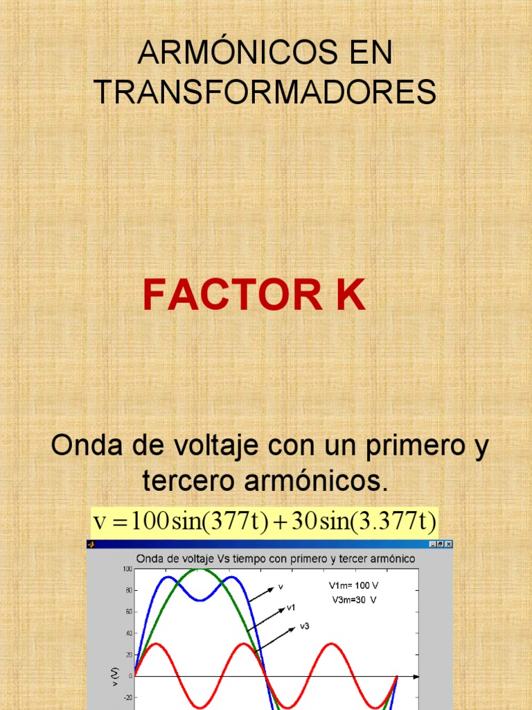 Factor K | PDF | Transformador | Armónico