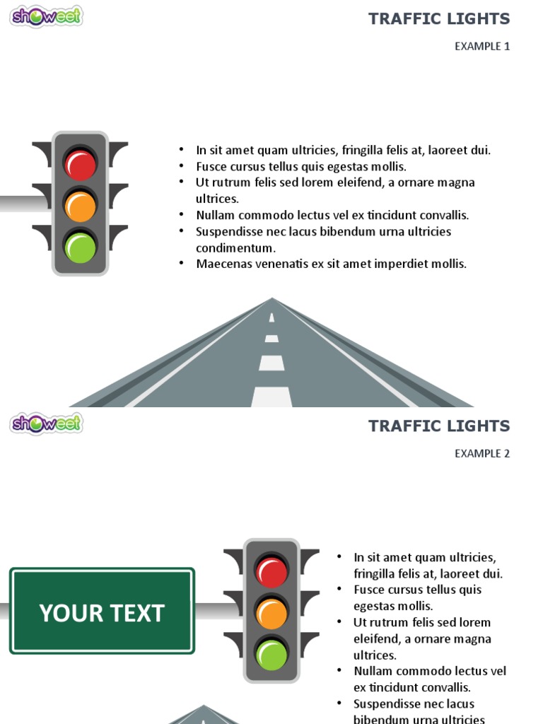 Traffic Lights Charts PowerPoint | PDF
