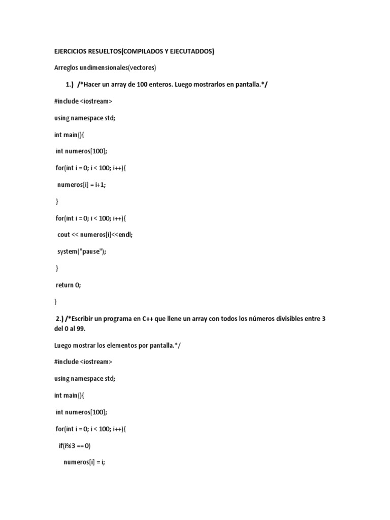 Arreglos en C | PDF | Estructura de datos de matriz | C