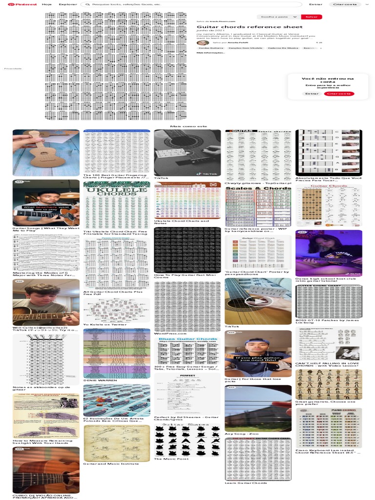 Guitar Chords Reference Sheet in 2021 - Acoustic Guitar Lessons, Guitar ...