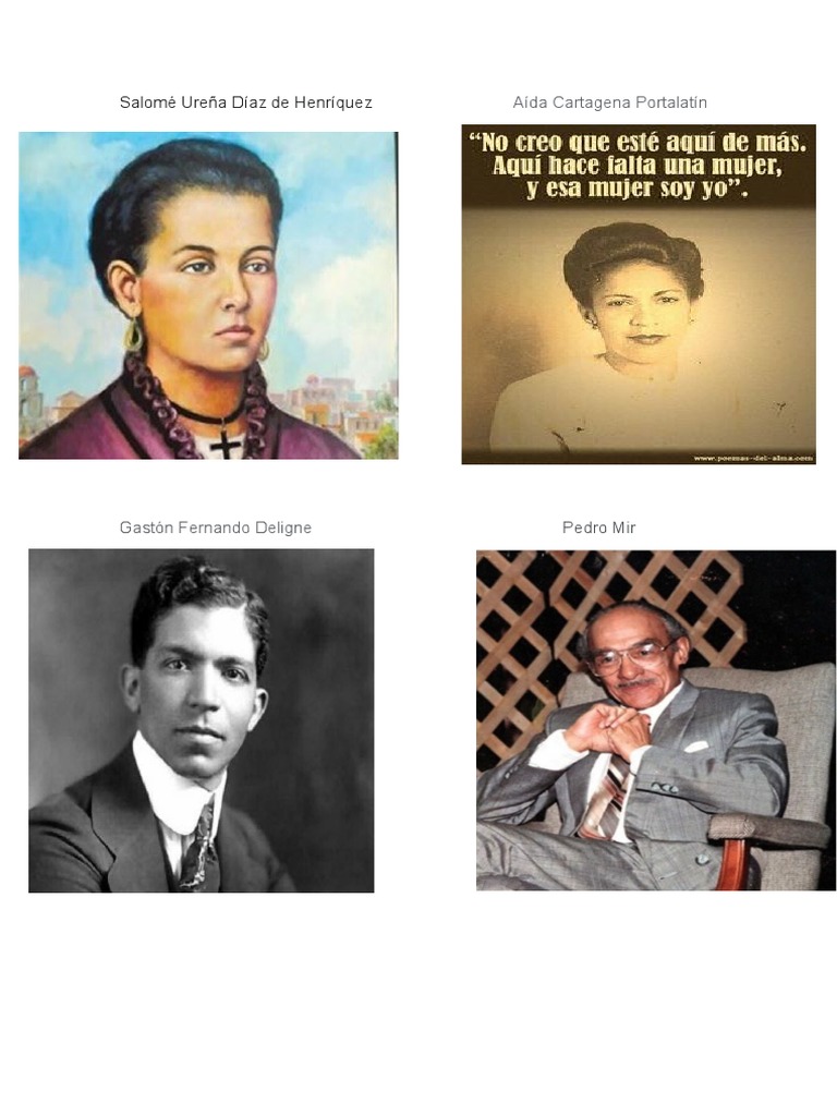 Poetas Dominicanos Mas Sobresalientes | PDF