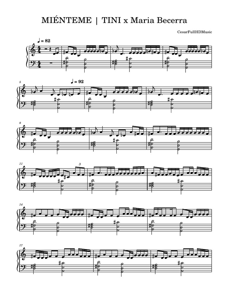 Mienteme Tini Maria Becerra | PDF