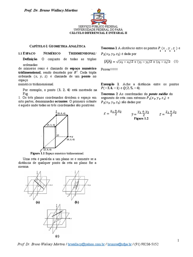 Cap1. Geometria Anal Tica | PDF | Esfera | Elipse