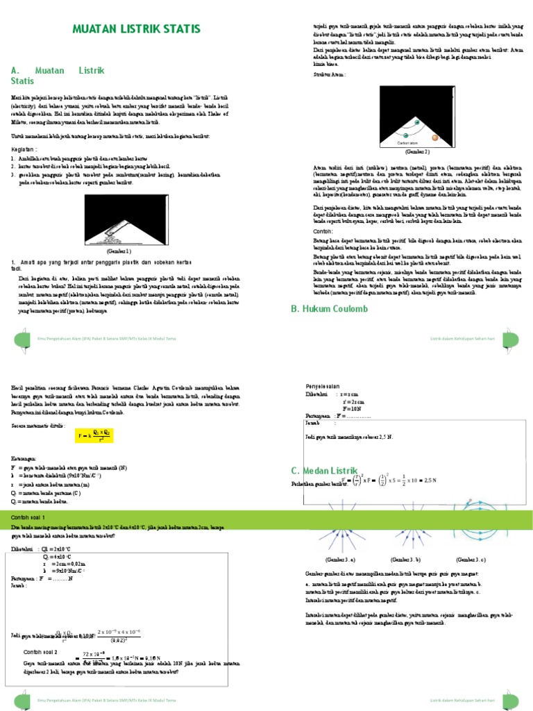 Muatan Listrik Statis | PDF